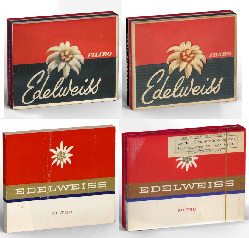 Edelweiss filtro – COLLEZIONE DI PACCHETTI DI SIGARETTE PRODOTTI IN ...